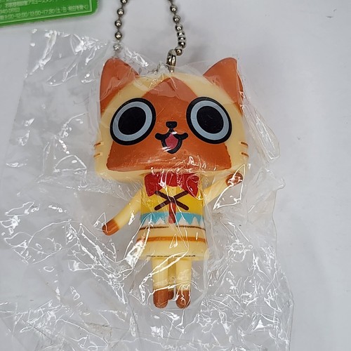 Monster Hunter 2" Tan & Brown Palico Felyne Figure Swing Mascot ...