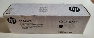 Genuine HP CC530AC Black Toner Cartridge For LaserJet - Authentic ...