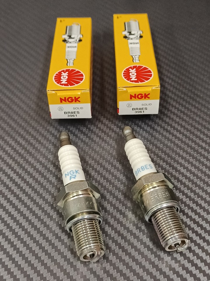 Yamaha Banshee 350 Spark Plugs NGK BR8ES 3961 Solid Tip Racing Plugs | eBay