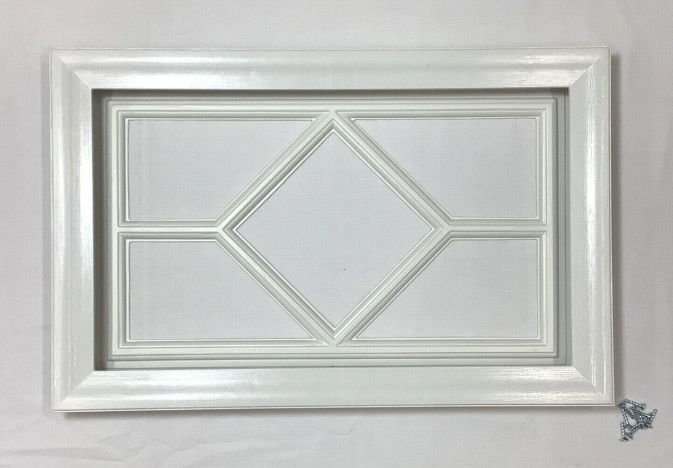 White Amarr Garage Door Window Kit Short Panel Frame Insert Grill Glass ...
