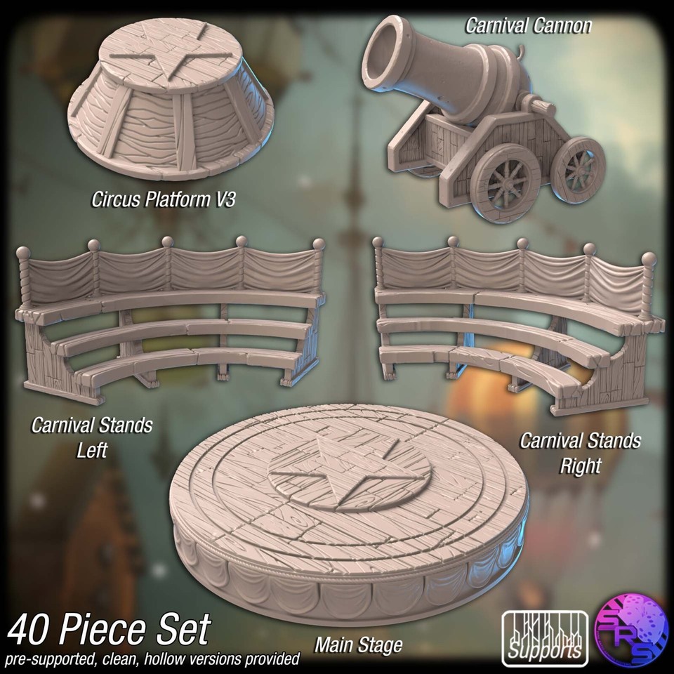 Fantasy Carnival Terrain Scenery Diorama Sci-Fi DND AOS RPG Mordheim | eBay