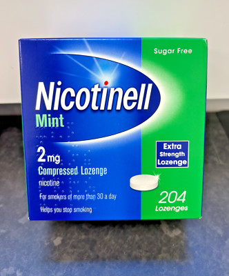 Nicotinell Nicotine Lozenge MINT 2MG Quit Smoking Aid Sugar Free | 204 ...
