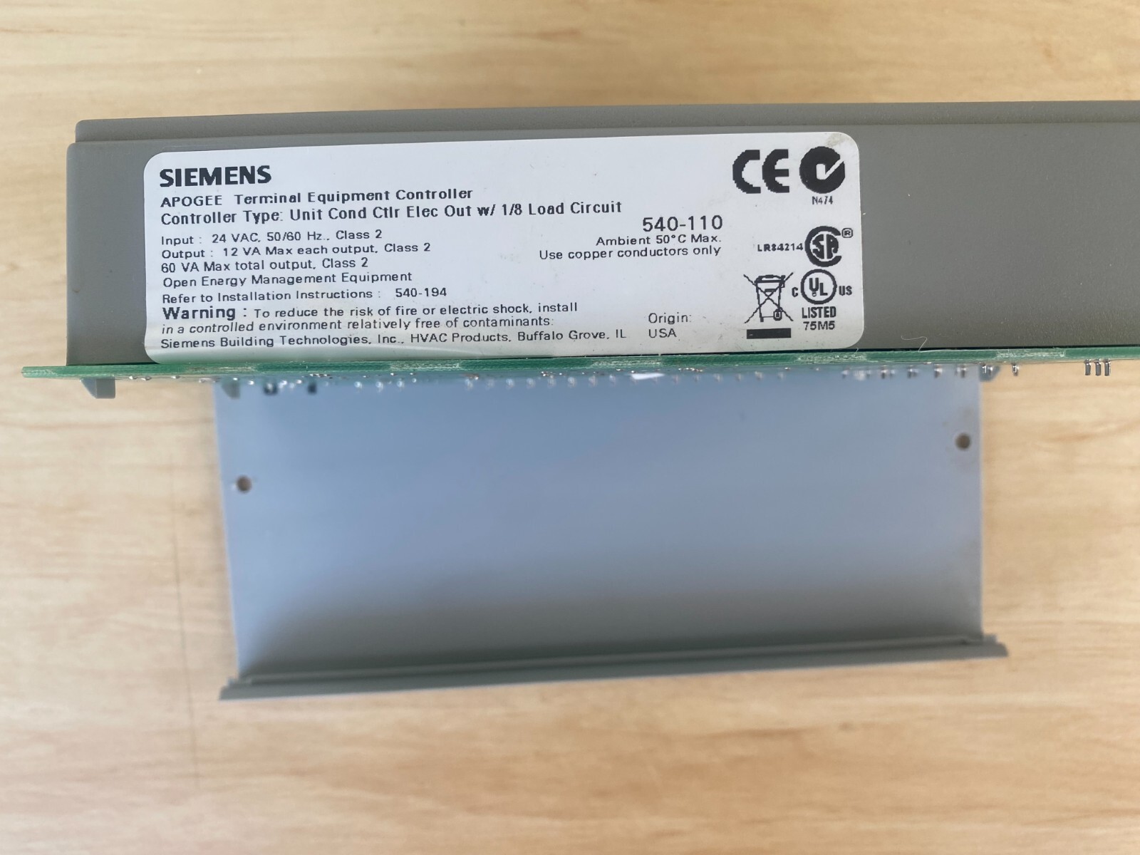 Siemens Apogee P1 TEC Unit Conditioner Controller 540-110 | eBay