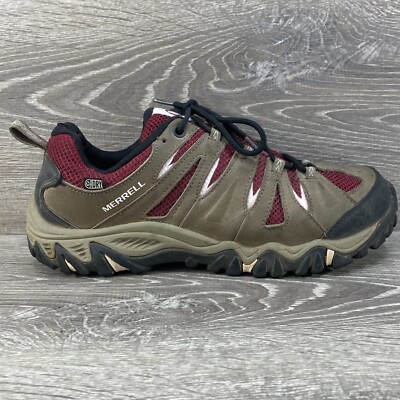 Merrell Womens Select Dry/Grip Hiking Shoes Mojave Boulder Red 9.5-10 ...