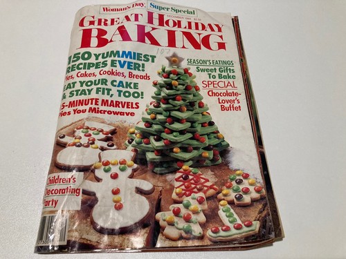Vintage 1989 Great Holiday BAKING Magazine The 150 Yummiest Recipes ...
