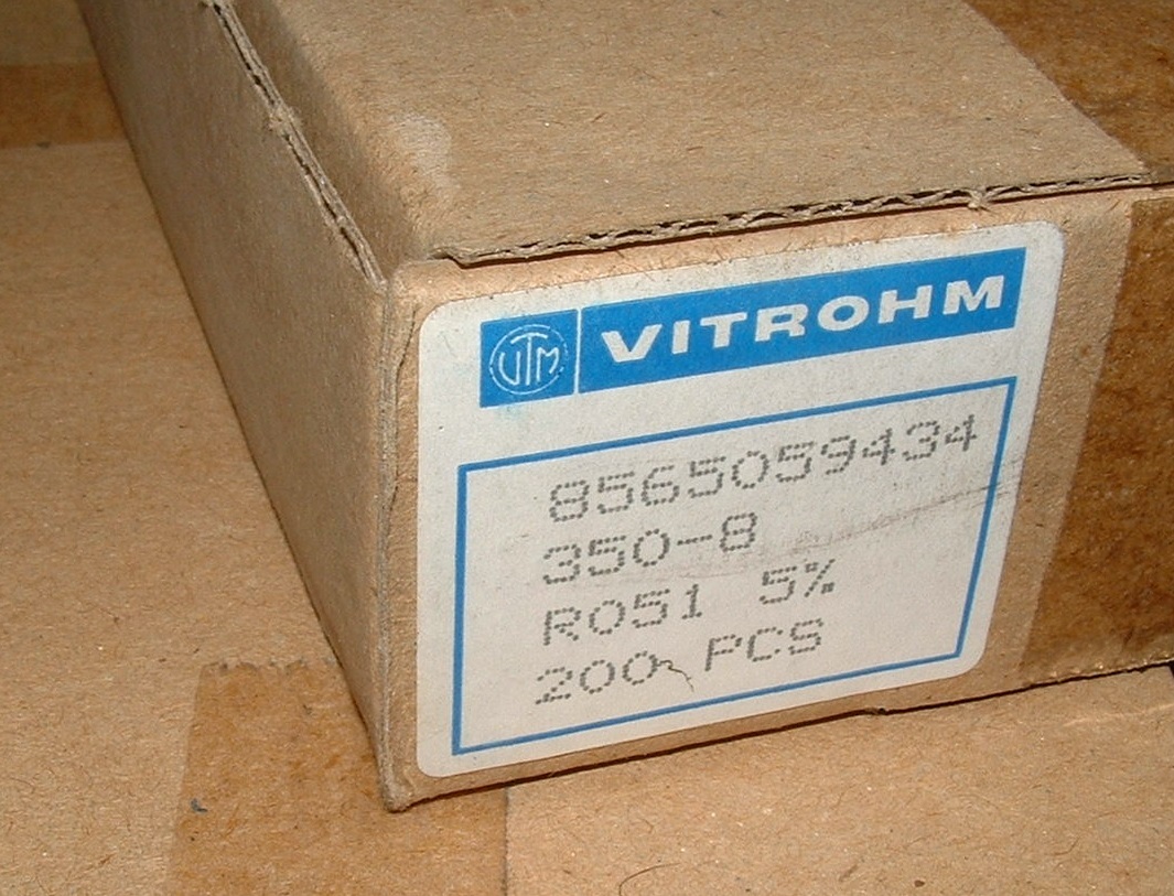 8 x Vitrohm 0R051 4W low ohm resistor 350-8-R051 5% VTM | eBay UK