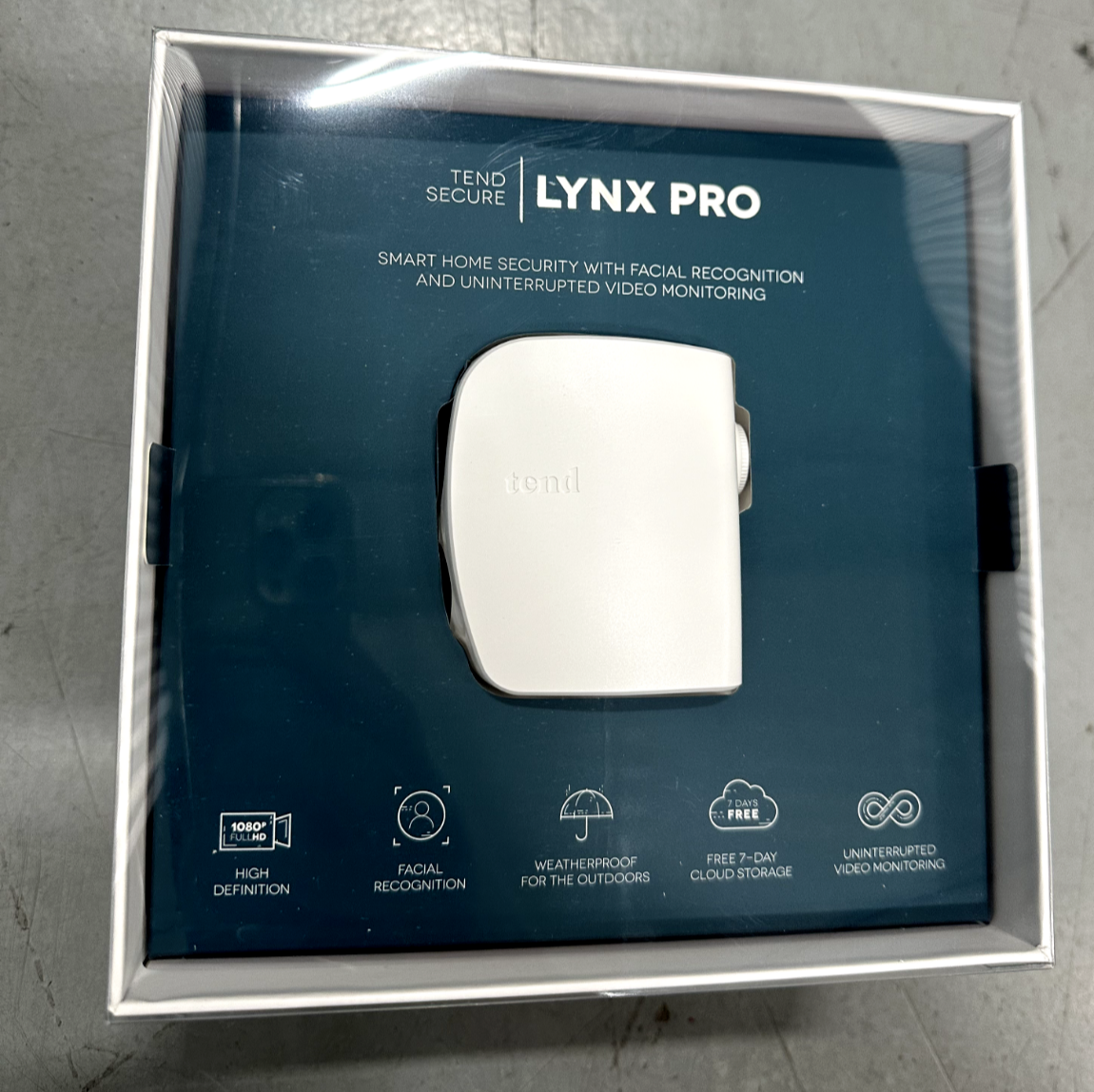 Tend Secure Lynx Pro Smart Home Security Camera 1080p Full HD | eBay