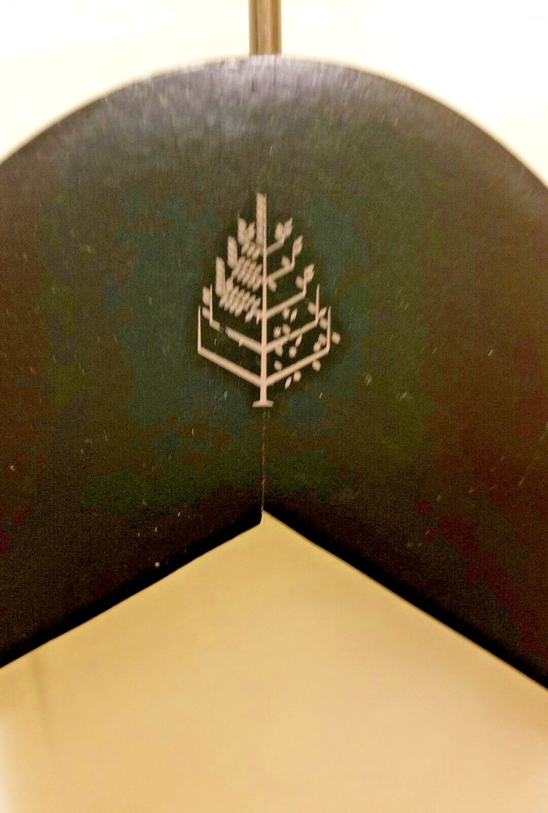 17" Black Wooden Tree Design Mark Suit Hanger With Dark Gray Clips ...