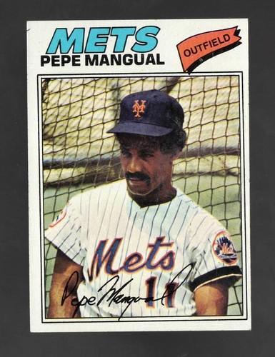 1977 Topps Pepe Mangual New York Mets #552 Excellent | eBay