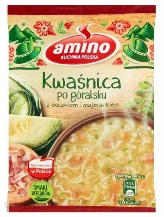 AMINO INSTANT NOODLE - 60G - BIG CHOICE - POLISH FLAVOUR - RAMEN NOODLE ...