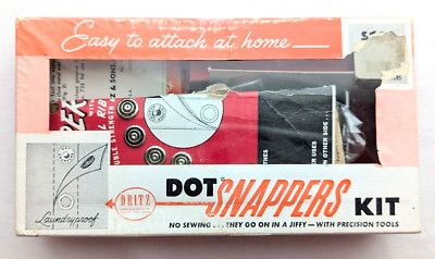 Dritz Dot Snappers Snaps Snap Kit #650 Vintage Sewing Supplies | eBay