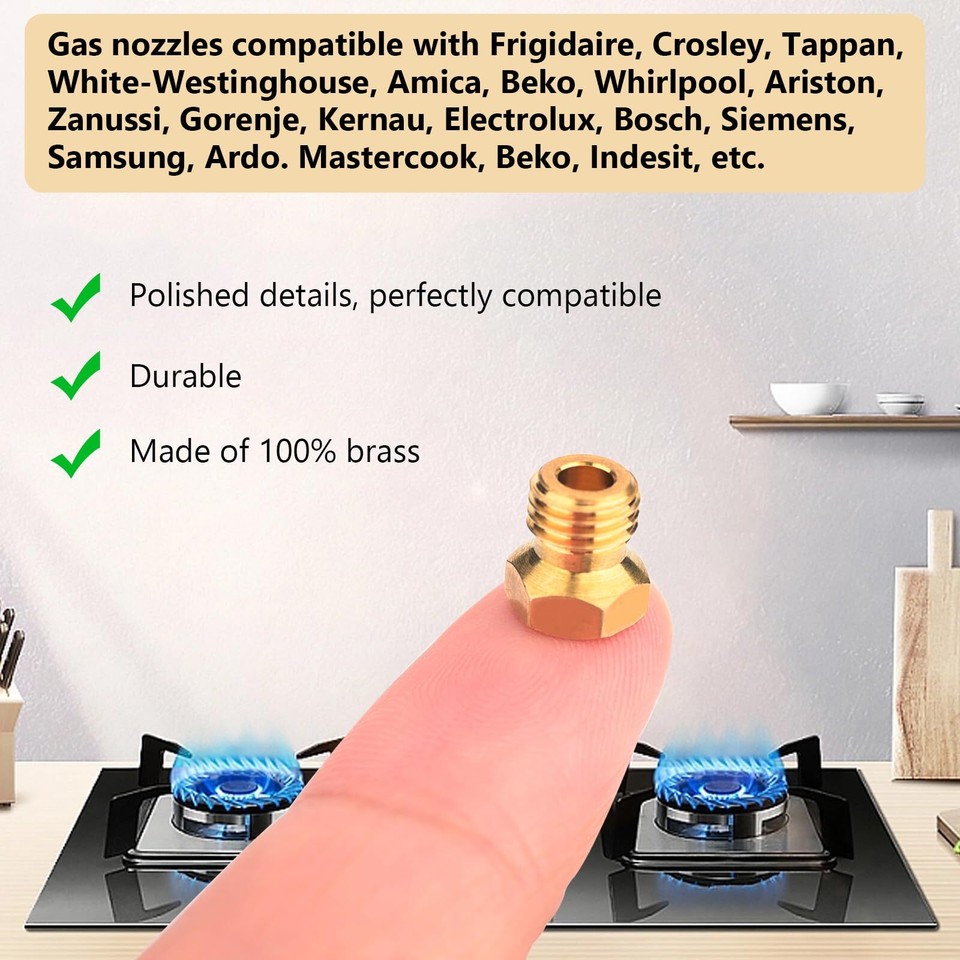 Range Stove Oven Orifice Conversion Kit Propane Lp Natural Gas Brass ...