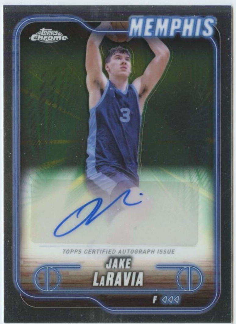 2024-25 Topps Chrome - Autographs Jake LaRavia #TCA-JLA (AU) for sale ...