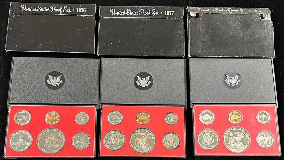 U.S. Mint PROOF Sets: 1973-1985, One of Each Year - Group of 13 | eBay