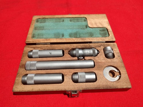 Fowler 52-243-212 Inside Micrometer Set, 2-12" Range .001" Graduation ...