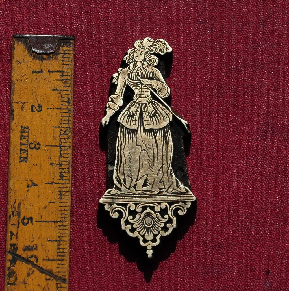 brass ornament bookbinding Art Nouveau gilding bookbinder embossing ...