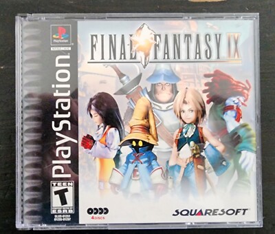 Final Fantasy IX Squaresoft Black Label Sony PlayStation PS1 PSX ...
