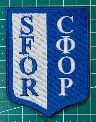 Patch: "SFOR", Bundeswehr, Stabilisation Force | eBay