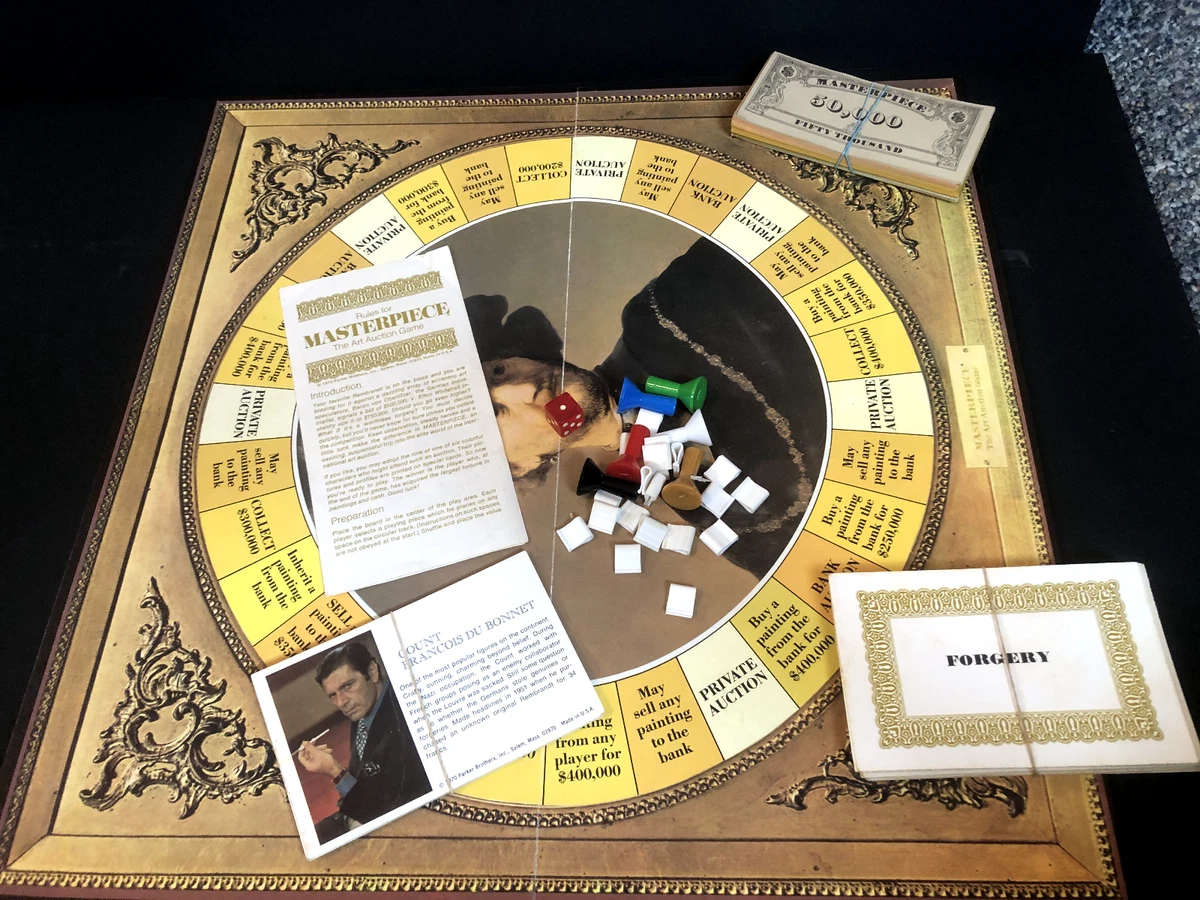 Parker Brothers Board Games Art