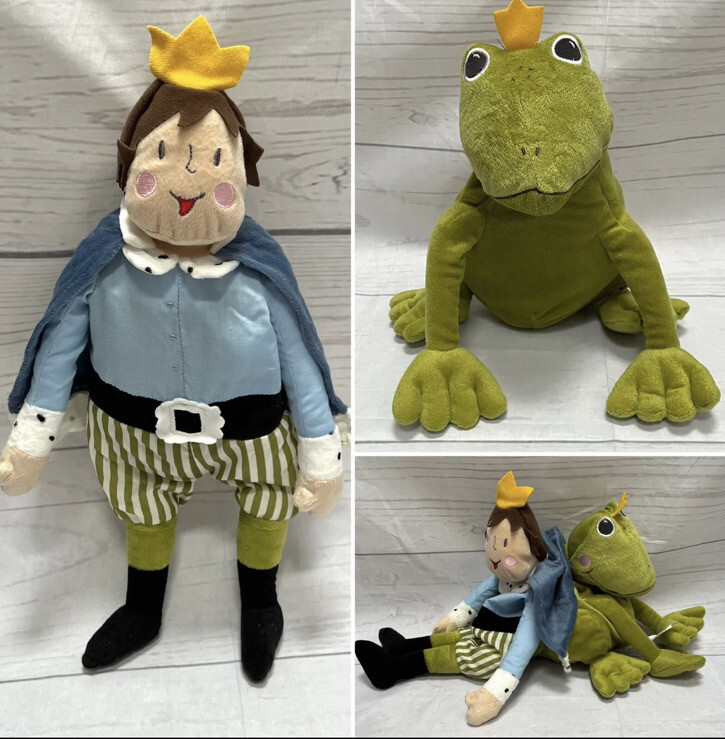 Ikea Kvack FROG & PRINCE 2-in-1 Transforming Reversible Plush FROG and ...