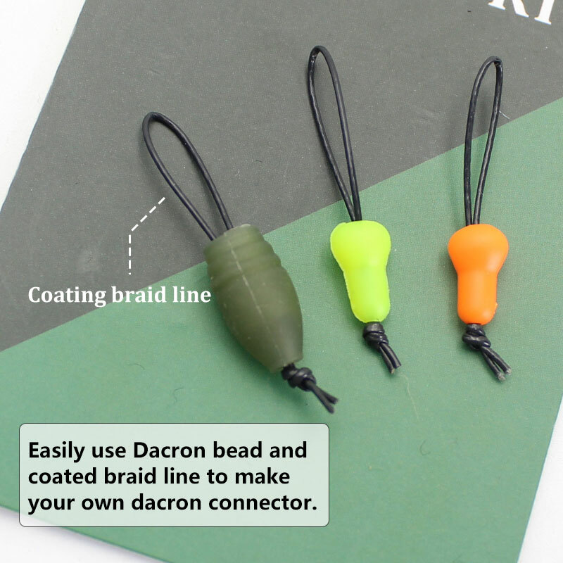 DACRON POLE ELASTIC CONNECTORS, MATCH CARP FISHING TACKLE RIGS | eBay UK