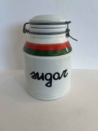Baldelli Italian Sugar Canister, Jar. Made in Italy. 50’s | eBay