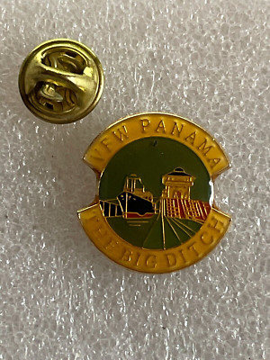 VFW Panama The Big Ditch Lapel Pin Pinback Souvenir. #24 | eBay