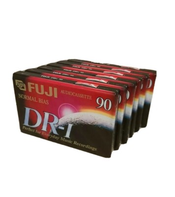 SEALED pack of 6 Fuji DRi Normal Bias 90 Minute Cassette Tapes | eBay