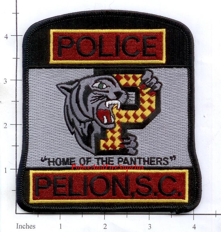South Carolina - Pelion SC Police Dept Patch v1 Home of The Panthers | eBay