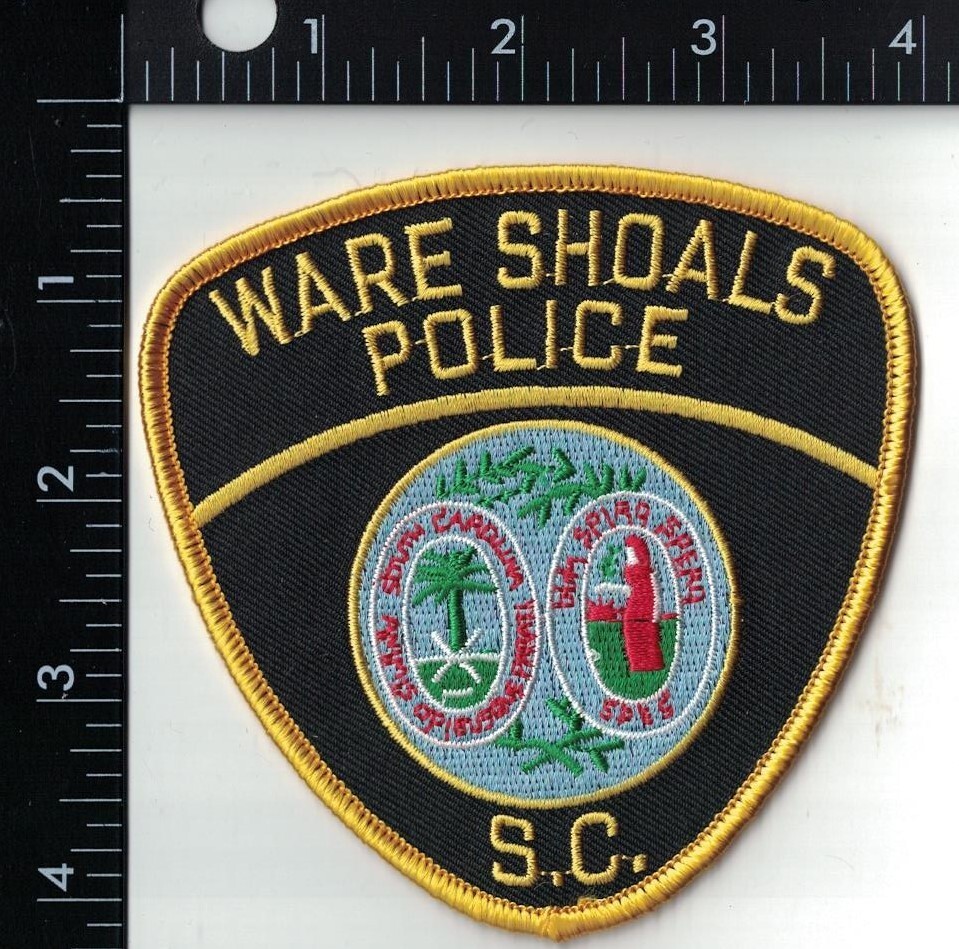 Ware Shoals Police SC South Carolina patch NEW! | eBay