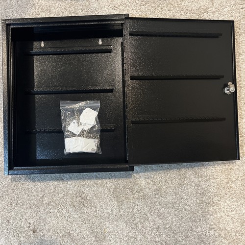 Key Box Wall Mount Metal Valet Key Cabinet Lock Box with Key Tags, Key ...