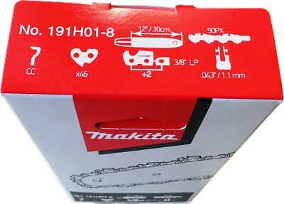 Genuine Makita ChainSaw Chain 191H01-8 Suits EY403MP DUC302 DUC306 ...