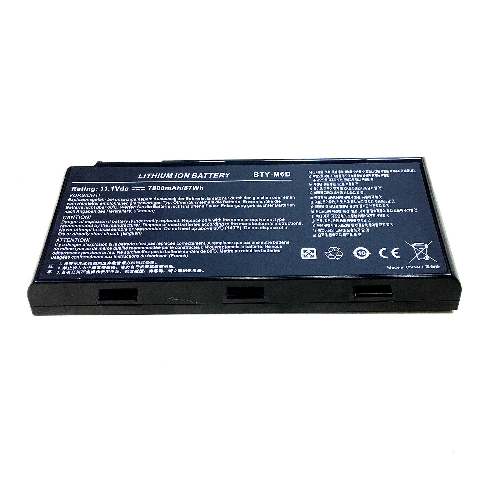 Laptop Battery for Medion Erazer X7815 X7817 X6812 X6823 ,BTY-M6D | eBay