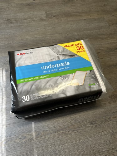 Underpads 30 Pack 30'' x 36" Scented Disposable Pads Max Absorb CVS ...