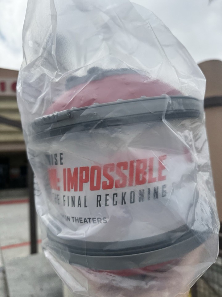 Mission Impossible The Final Reckoning Movie Popcorn Bucket New On Hand ...