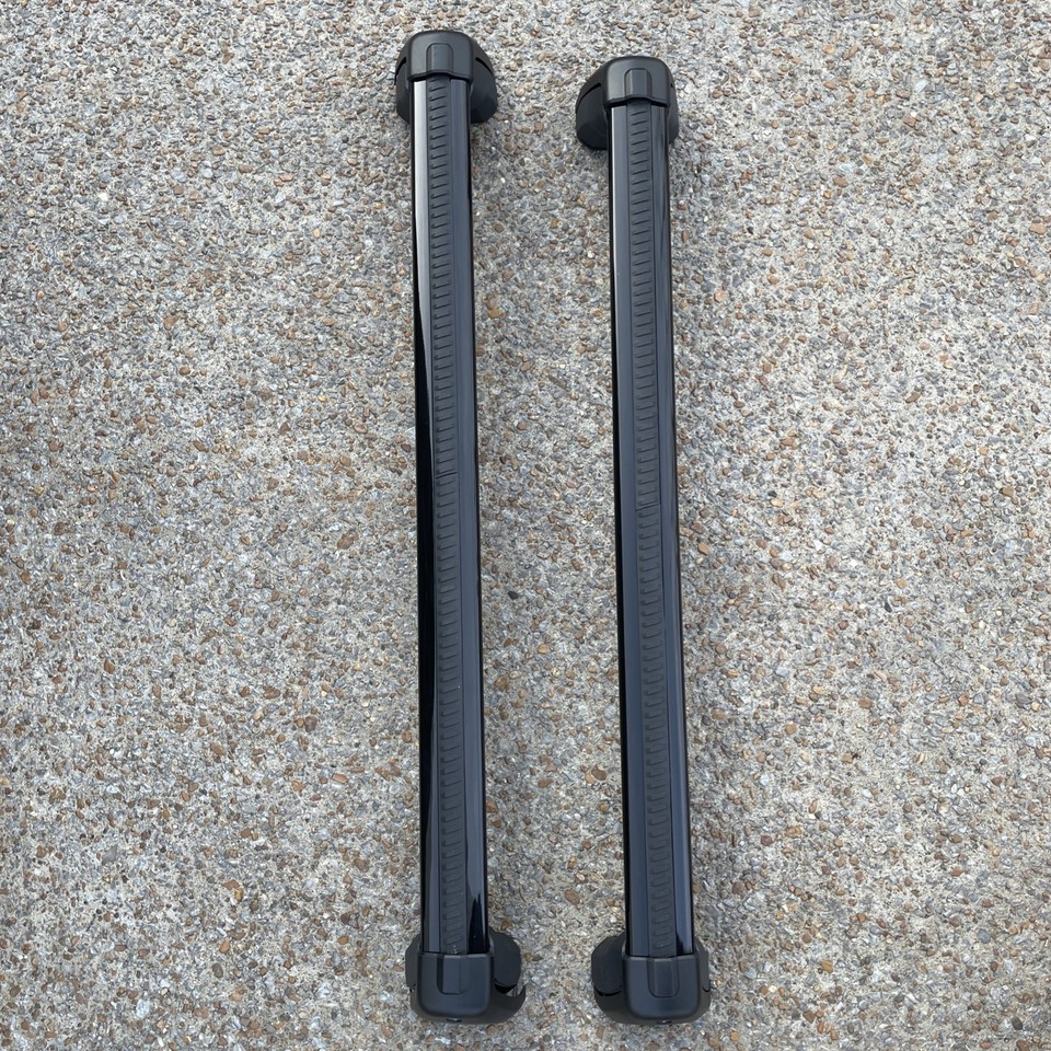 2PC Black Roof Rack Cross Bar Crossbar For Land Rover Defender 110 130 ...