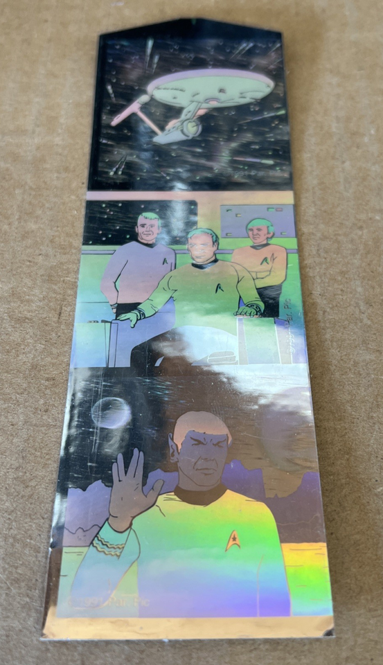 4 Star Trek TNG Hologram Bookmark - A.H. Prismatic Paramount 1992 | eBay
