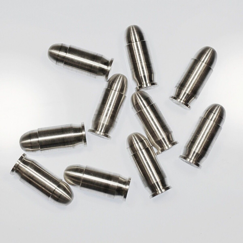 Mason Mint 10 X 1 oz .999 Fine Silver Bullet .45 Caliber ACP Box of 10 ...