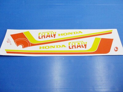 Fit HONDA CF50 CF70 CHALY YELLOW –AMBER Body Sticker Decal Emblem Set ...