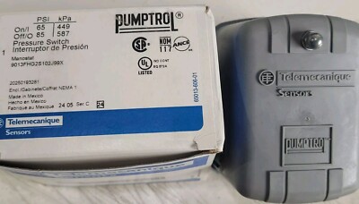 Pumptrol Square D By Schneider Electric Pressure Switch ...
