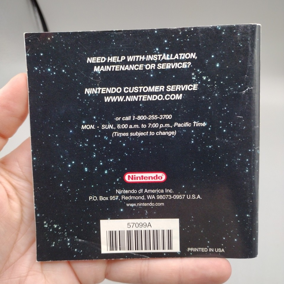 Metroid Prime: Hunters Nintendo DS Replacement Manual Instruction ...