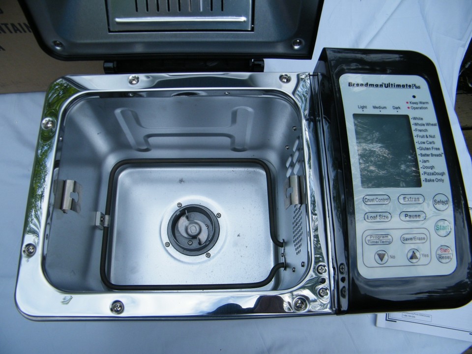 Breadman Ultimate Plus Electric Bread Machine TR2500BC with Manual In Box | eBay