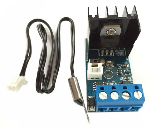 DC 12V 1A Automatic PC CPU Fan Temperature Control Speed Controller ...