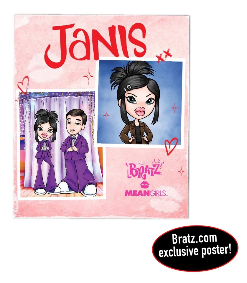 Bratz x Mean Girls Janis Ian Spring Fling Collector Doll New In Box In ...