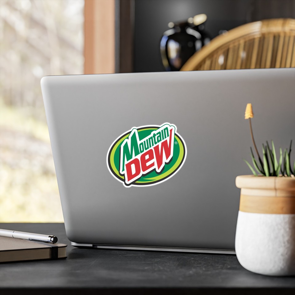 Mountain Dew Kiss-Cut Vinyl Decals, Skate, Laptop, Cell | eBay