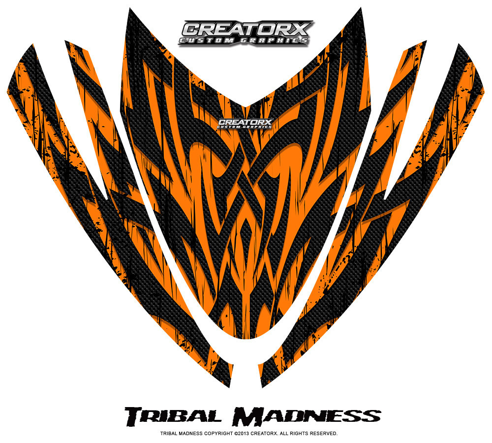 ARCTIC CAT M CROSSFIRE SNOWMOBILE SLED HOOD CREATORX GRAPHICS KIT TMO ...