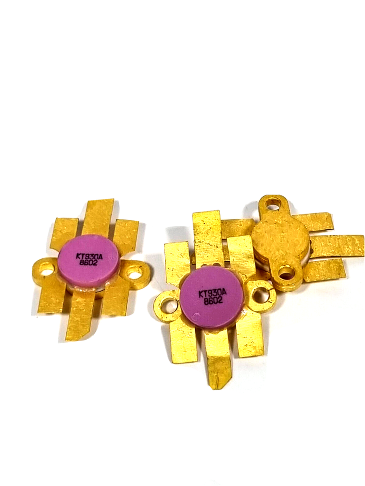 KT930A Si N-P-N TRANSISTOR NPN HF POWER 75 Watt 450 MHz NOS USSR GOLD ...