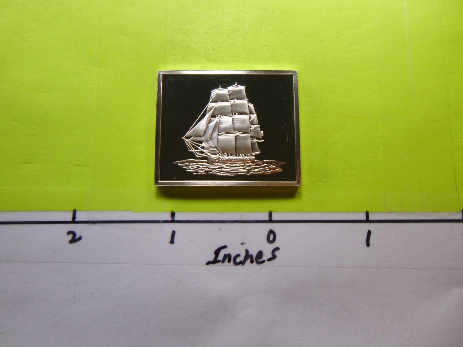 USS WASP SLOOP OF WAR 1814 NAVY SHIP VERY RARE SILVER BAR NICE C-31 | eBay