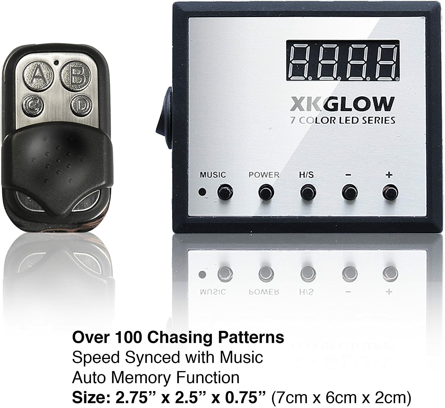 XKGlow XK041006 8pc 24" Tubes Advanced UFO Style Remote Control LED ...