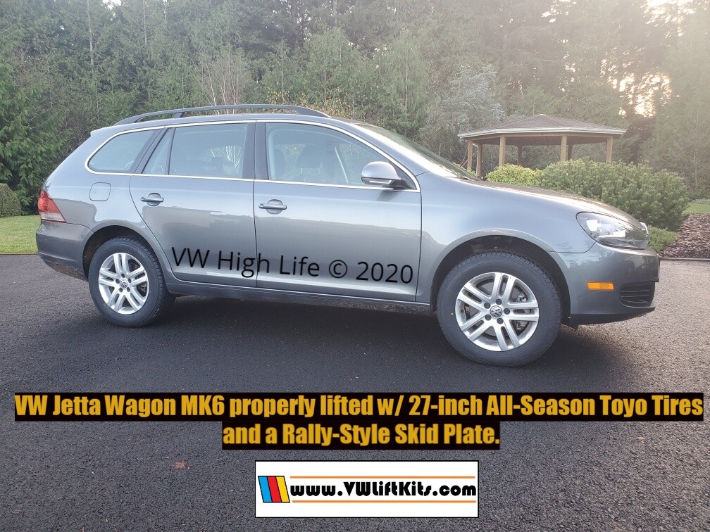 Lift Kit for VW Golf Sportwagen Jetta Wagon Estate MK5 MK6 One Inch ...